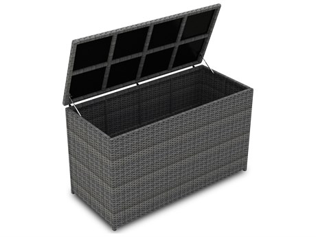 Wicker cushion storage box store