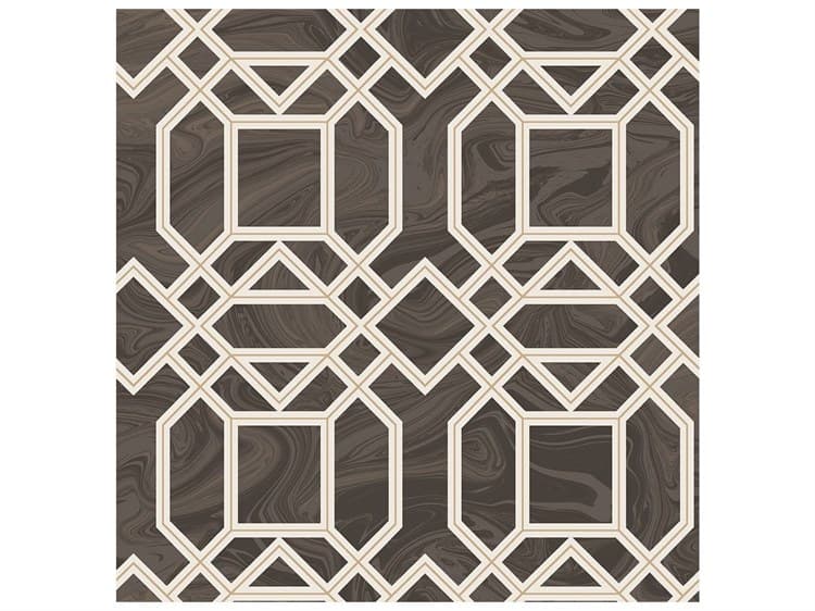 Brewster Home Fashions A-street Prints Daphne Brown Trellis Wallpaper ...