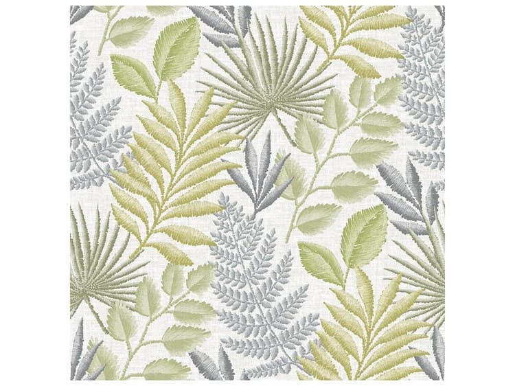 Brewster Home Fashions A-street Prints Palomas Grey Botanical Wallpaper ...