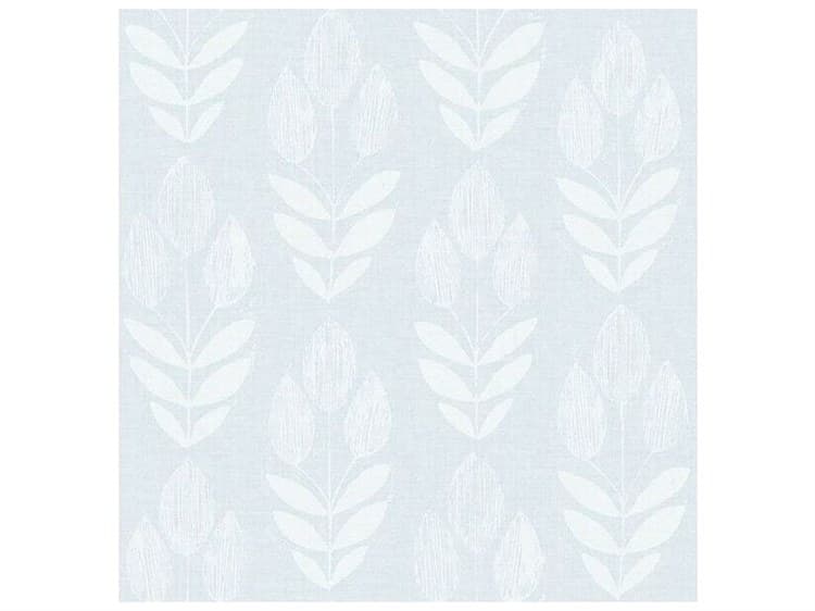 Brewster Home Fashions Chesapeake Garland Light Blue Block Tulip ...