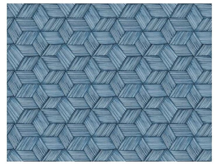 Brewster Home Fashions Kenneth James Intertwined Blue Geometric ...
