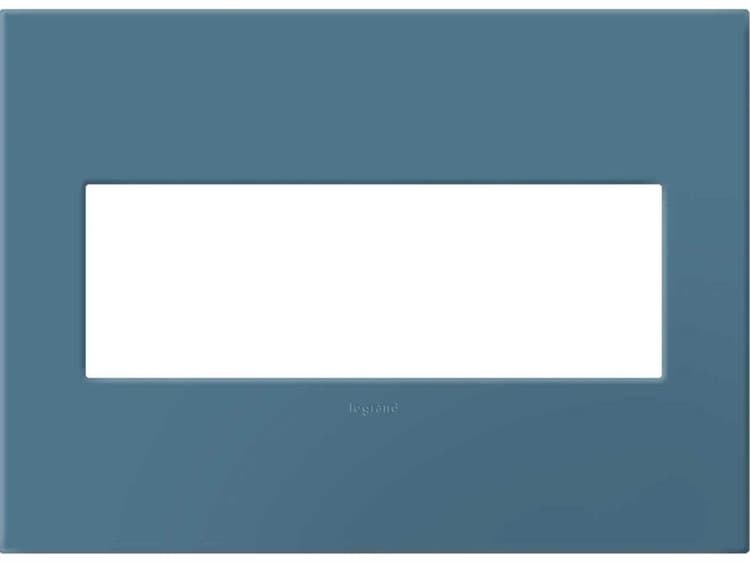 Legrand Plastics Mystic Three-Gang Screwless Wall Plate with Microban ...