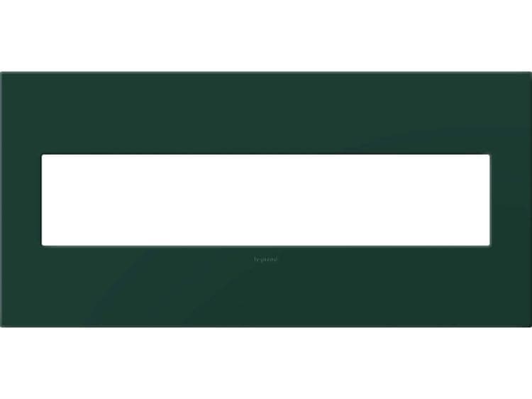 Legrand Plastics Evergreen Five-Gang Screwless Wall Plate with Microban ...