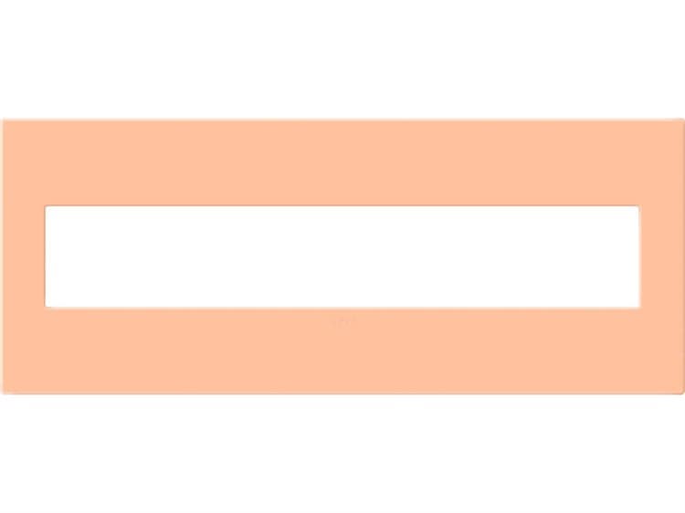 Legrand Plastics Peachy Six-Gang Screwless Wall Plate with Microban ...