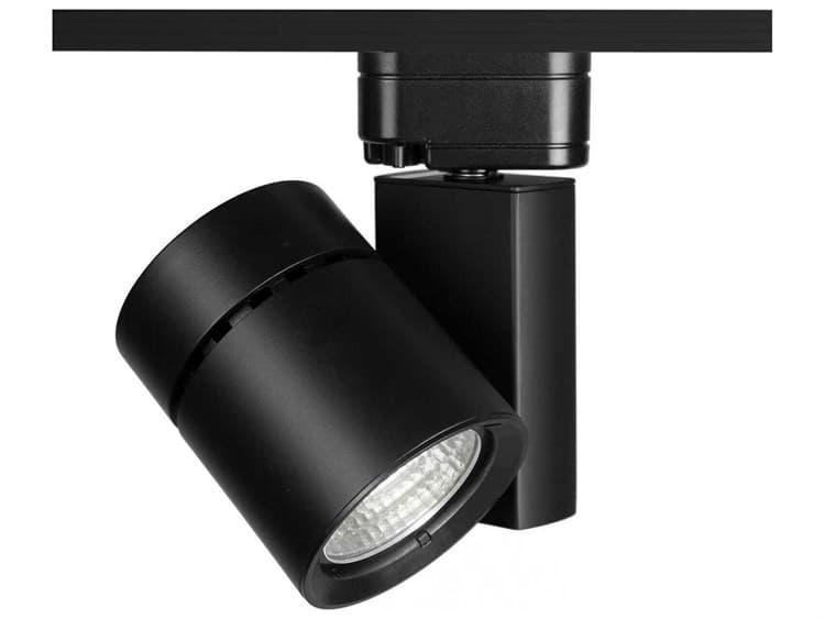 WAC Lighting Exterminator-II 1-Light Black Cylinder Track Head ...