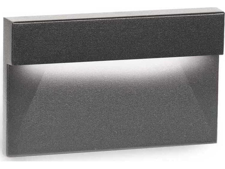 WAC Lighting 1-Light Outdoor Step and Wall Light | WAC4091BK