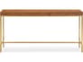 Uttermost Moran Rectangular Wood Natural Gold Console Table | UT50082