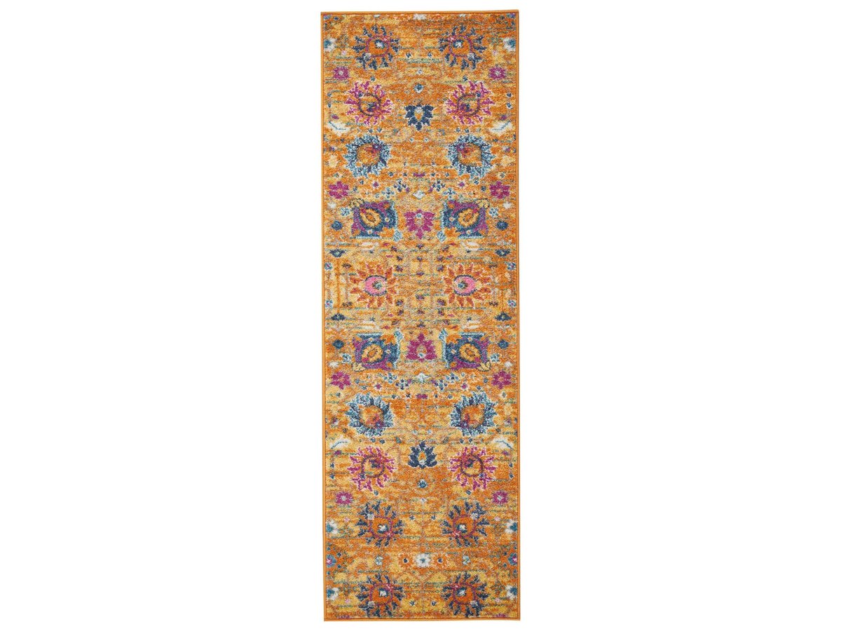 Nourison Passion Floral Runner Area Rug | PSN01-SUN_-RUN | TopModern