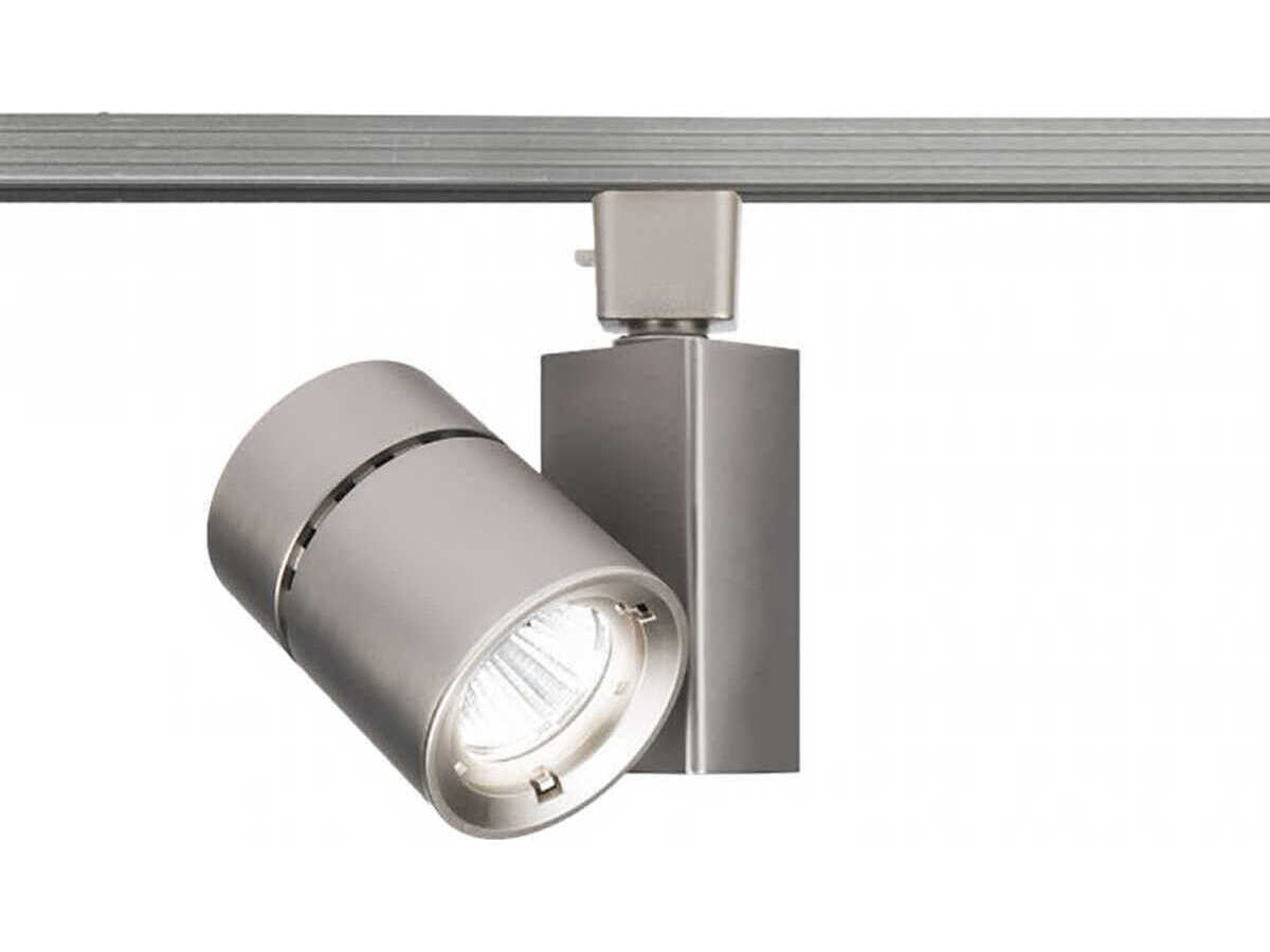 WAC Lighting Exterminator-II 1-Light Brushed Nickel Cylinder Track Head ...