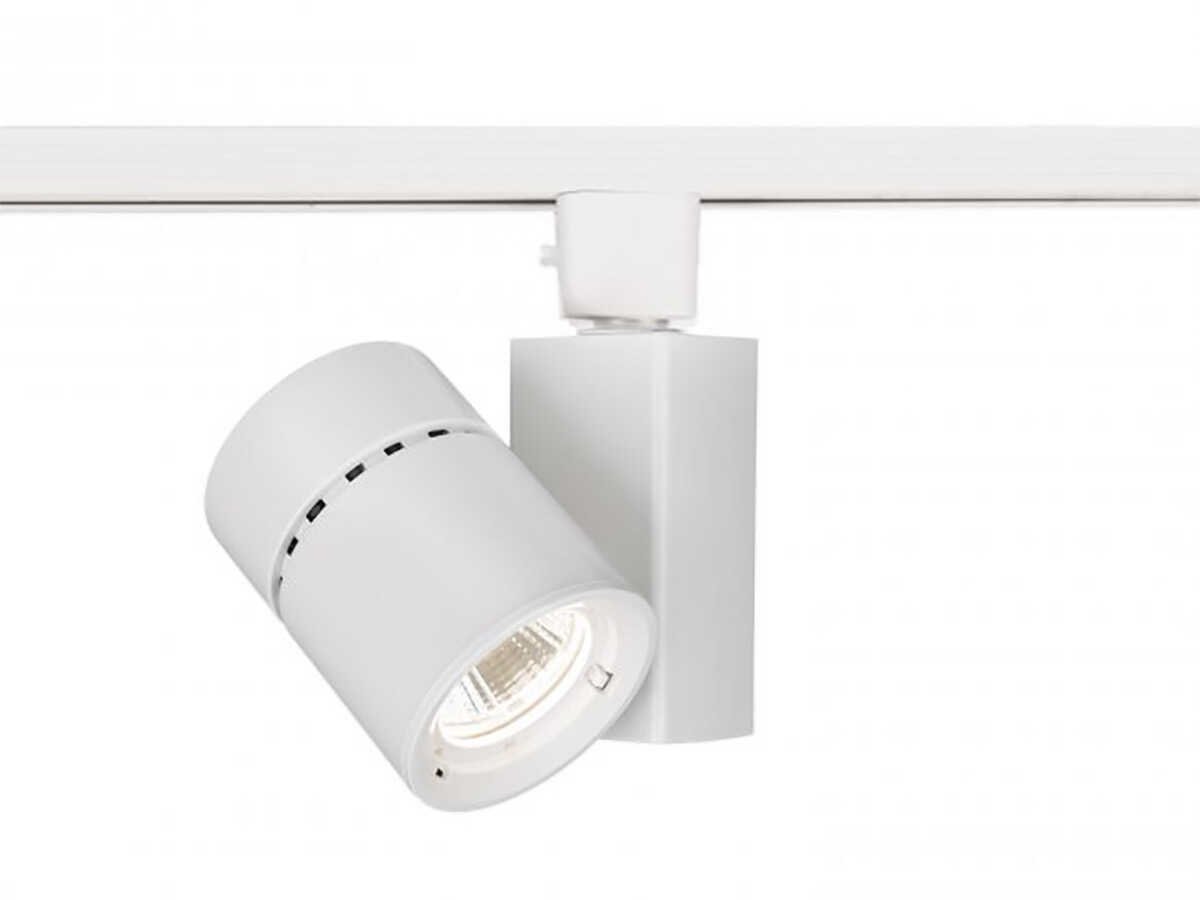 WAC Lighting Exterminator-II 1-Light White Cylinder Track Head | 1023N ...