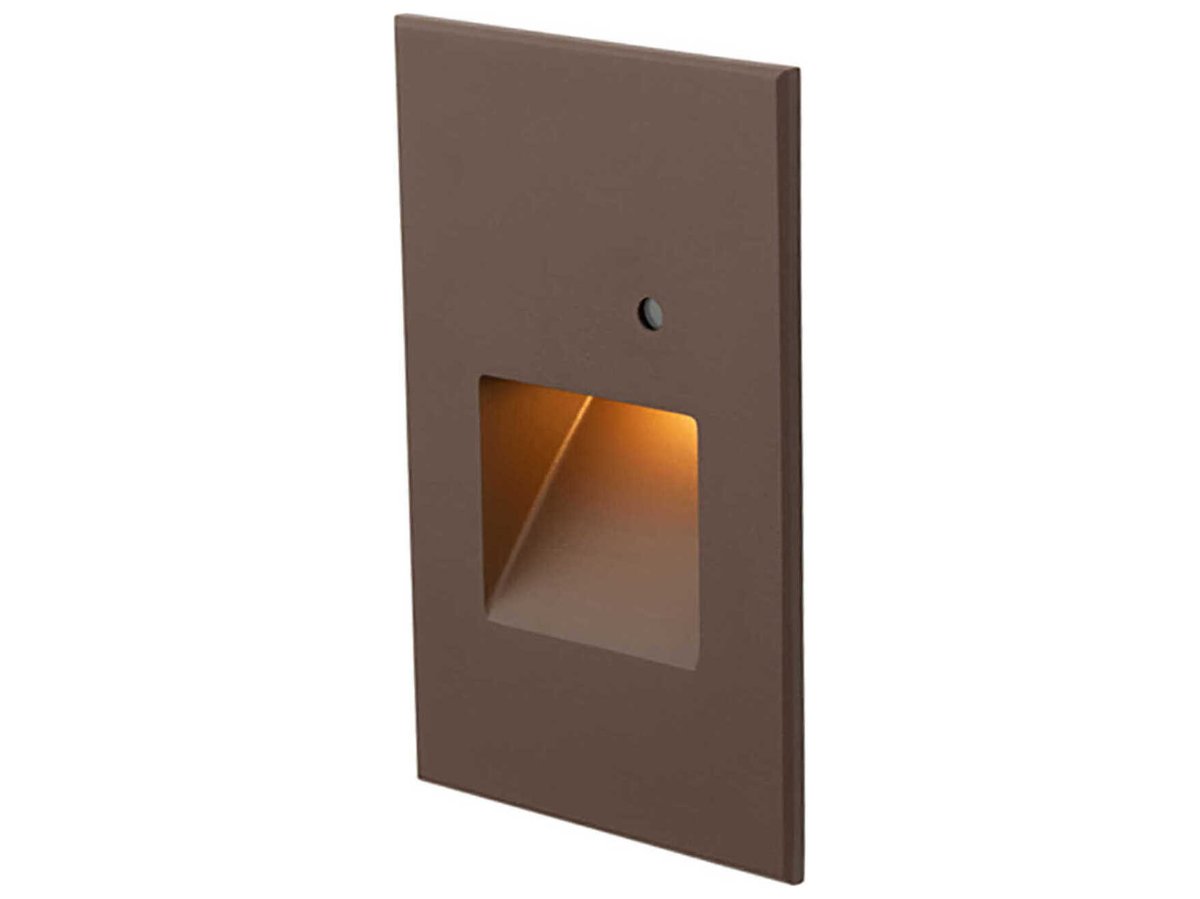 WAC Lighting LEDme 1-Light Outdoor Step and Wall Light | WL-LED202-BZ ...