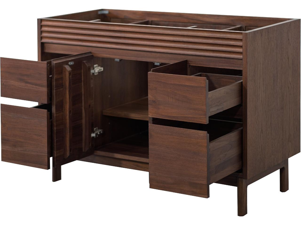 Avanity Carina 49 in. Single Sink Bathroom Vanity in Coffee Teak with ...