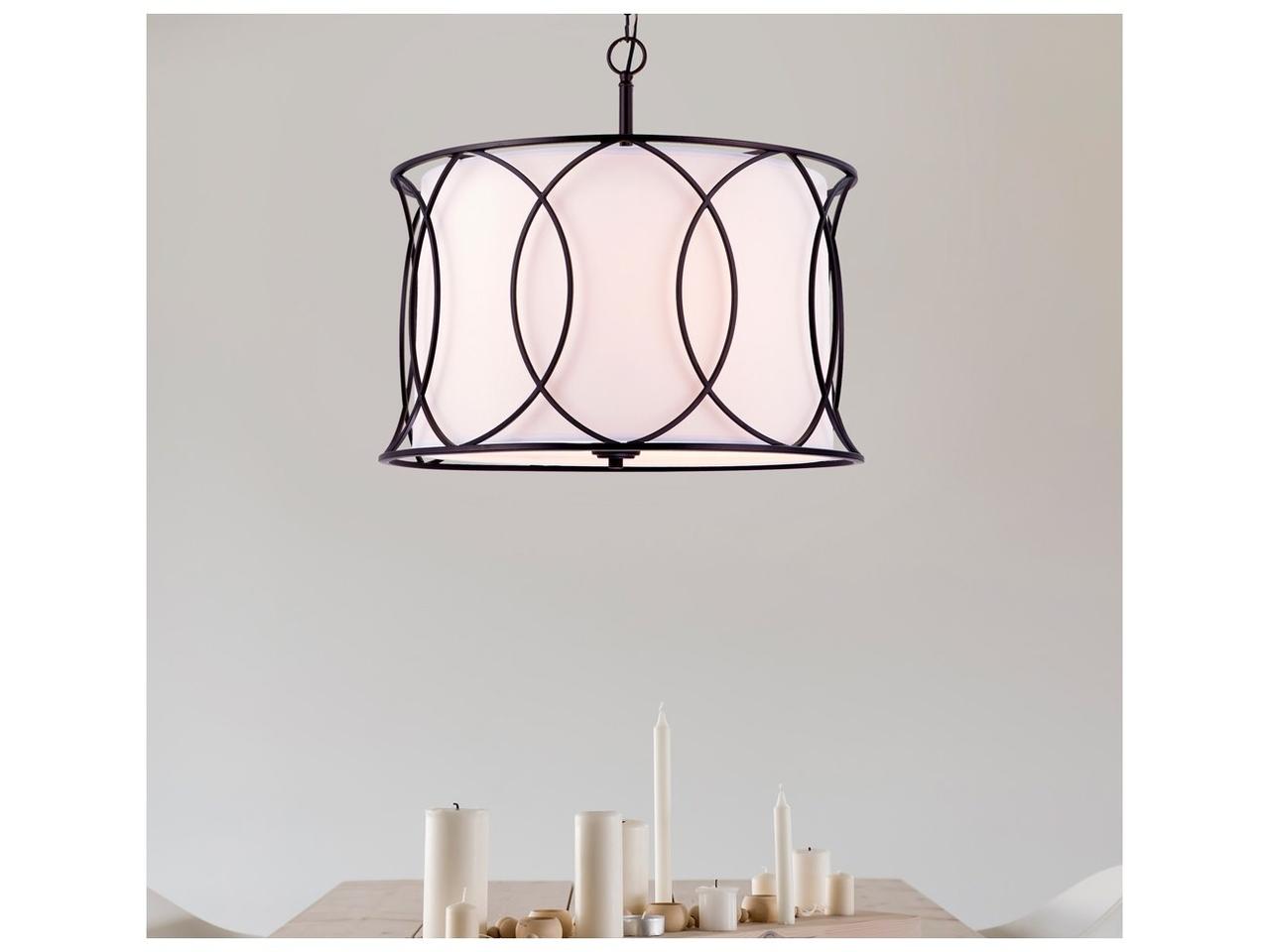 Canarm Monica 3-Light Light Fixture with Frosted Glass | ICH320A03ORB20 ...