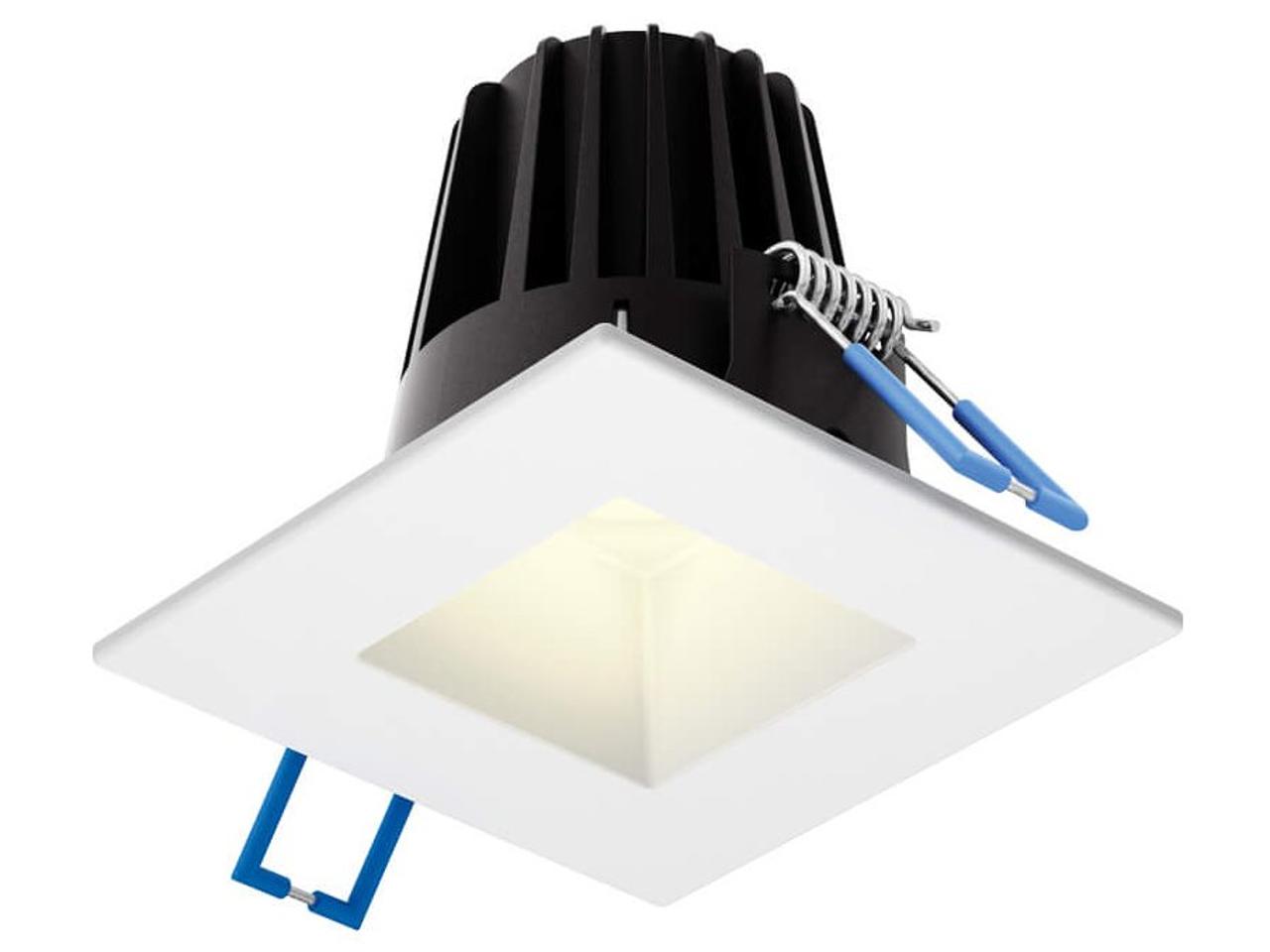DALS Lighting RGR 1-Light White Recessed Light | RGR2SQ-CC-WH | LuxeDecor