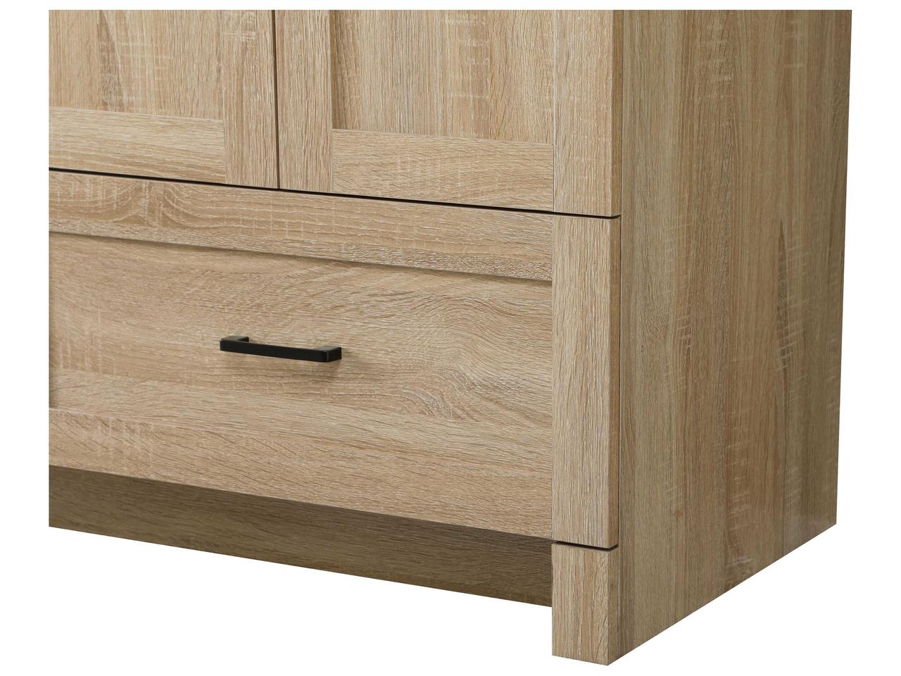 Elegant Lighting Soma 60-Inch Double Bathroom Vanity — Mango Wood ...