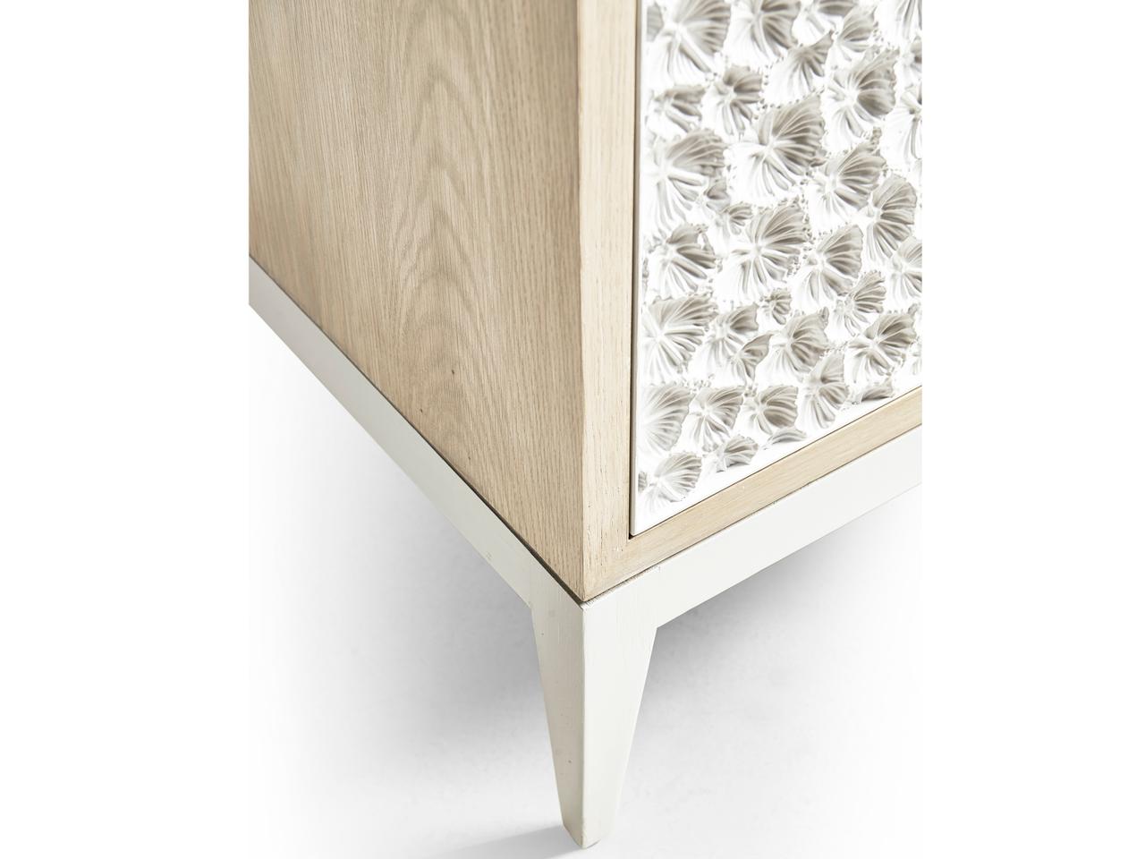 Jonathan Charles Water Rectangular Wood White Washed Oak Credenza ...