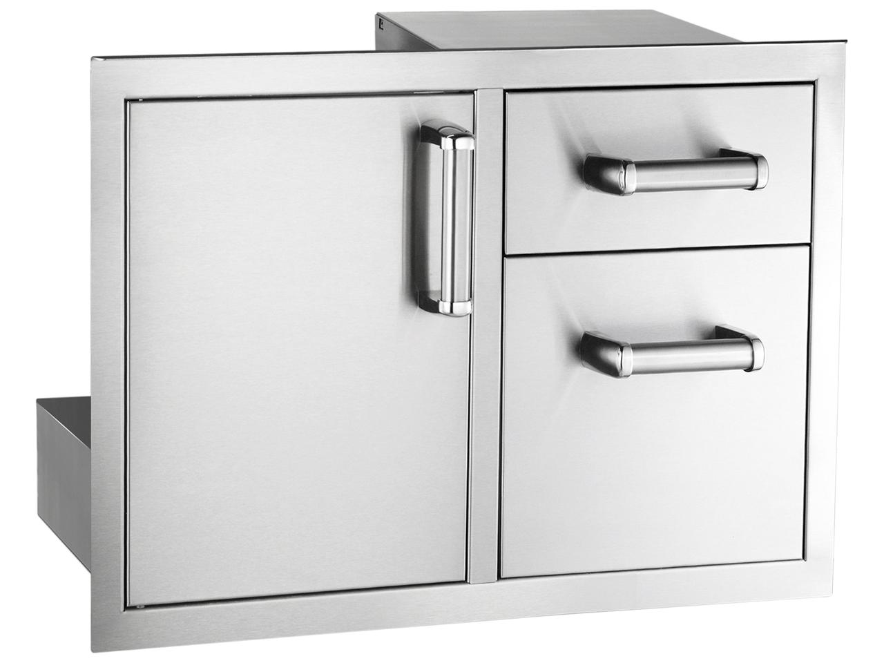 Fire Magic Flush 30-Inch 304 Stainless Steel Access Door and Double ...