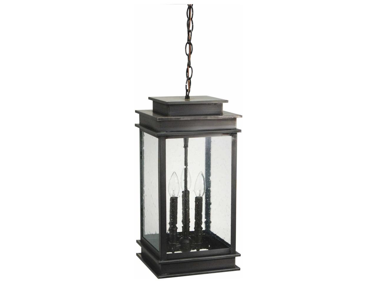Northeast Lantern Empire 3-Light Outdoor Hanging Lantern — Handcrafted ...