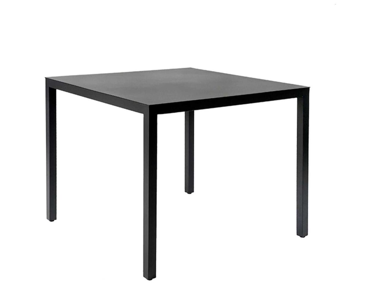 Resol Barcino Square Dining Table with Black HPL Top | PatioLiving