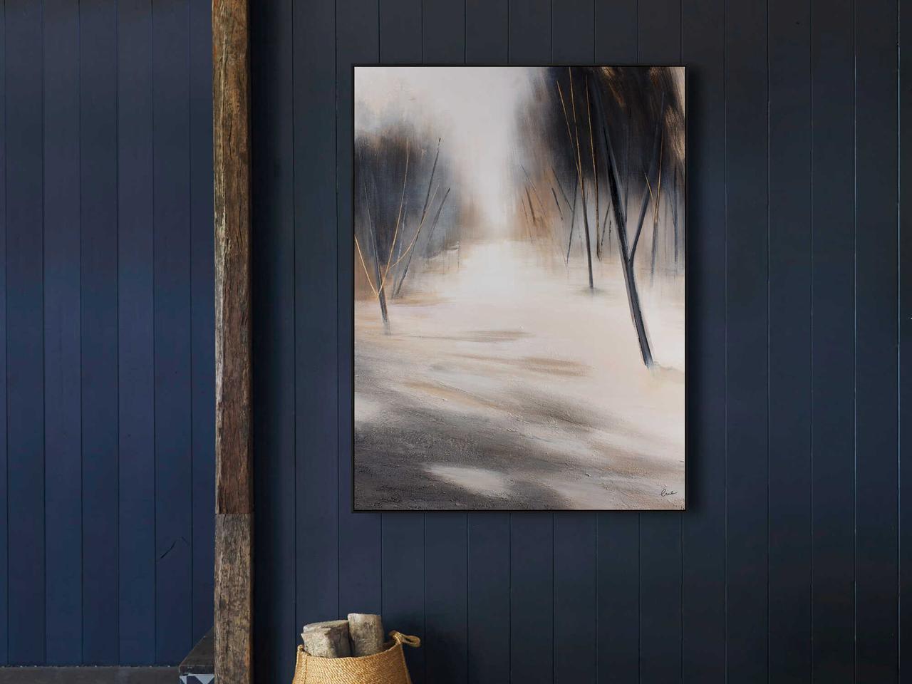 Renwil Johnston Wall Art Hand-Painted Canvas Gold Leaf Accents 40 Inch ...