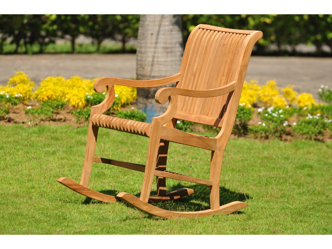 Teak Smith Lounge Chair | GIVA-ROCKER-CHAIR | LuxeDecor