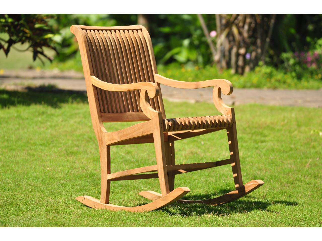 Teak Smith Lounge Chair | GIVA-ROCKER-CHAIR | LuxeDecor