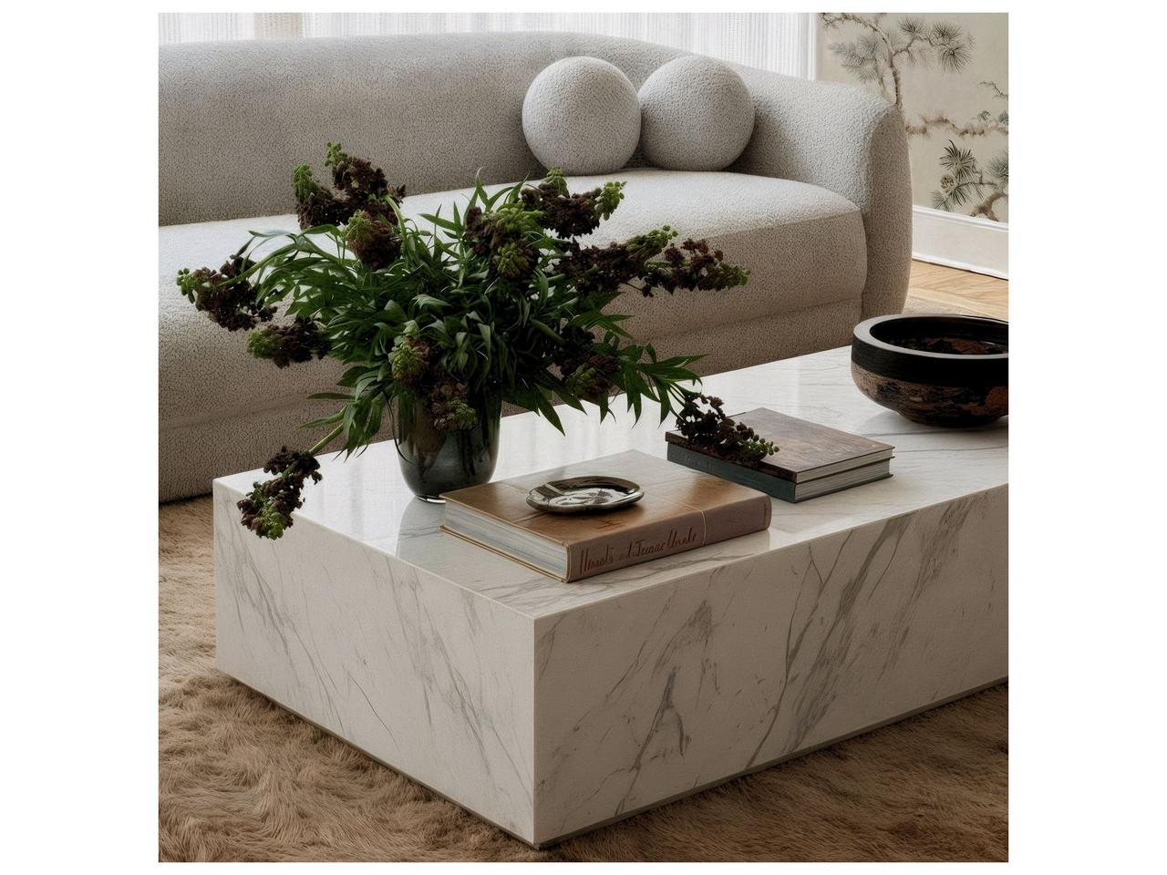 TOV Romy 47 Rectangular Coffee Table | TOV-OC54634 | LuxeDecor