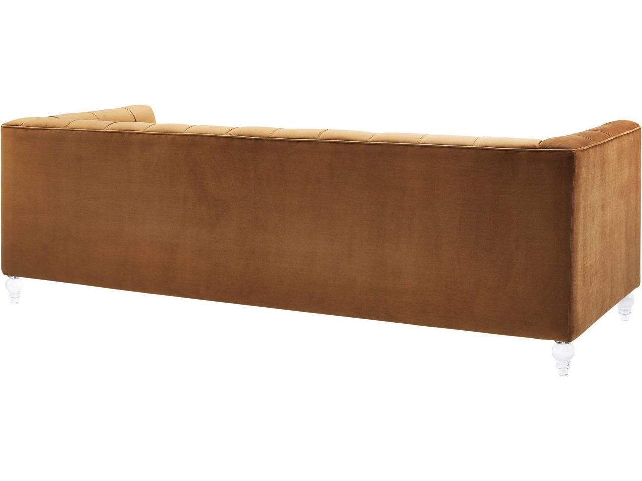 TOV Bea 90.6 Performance Velvet Tufted Sofa | TOV-S109 | LuxeDecor