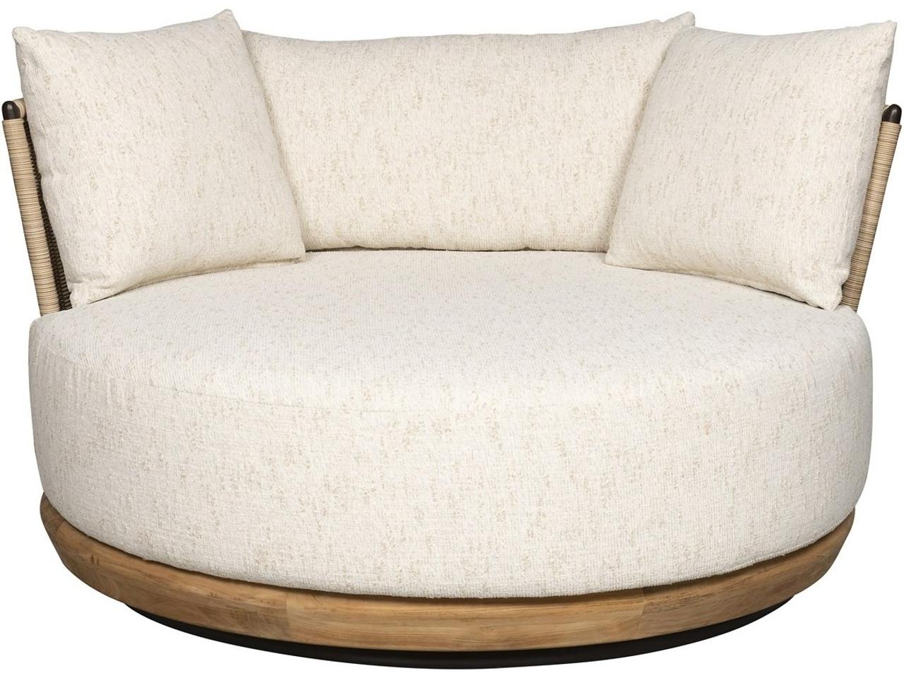 Vanguard Furniture Cirrus Wicker Outdoor Swivel Chaise | PatioLiving
