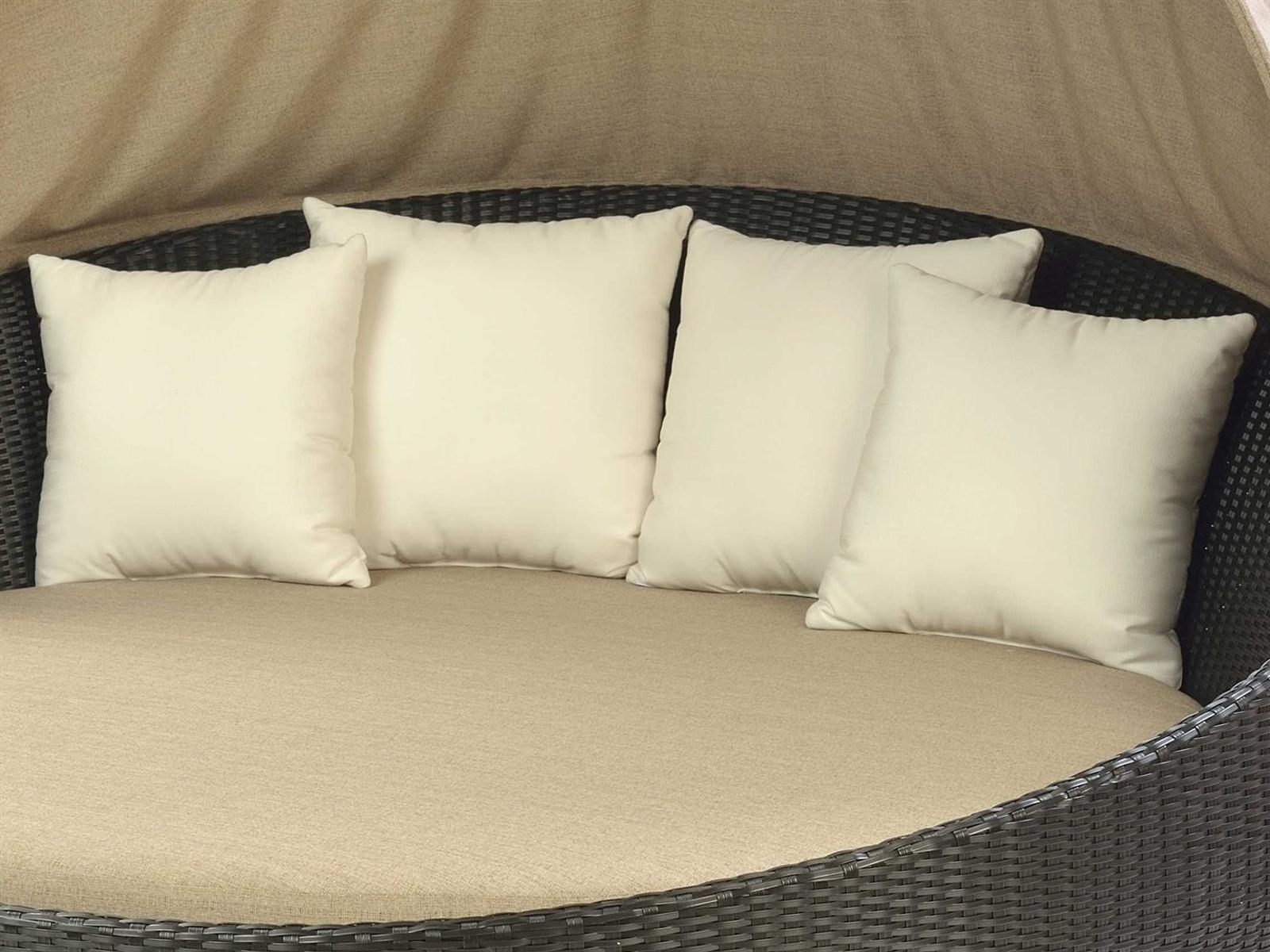 Caluco Dijon Outdoor Pillows for Daybed — Set of 4 Weather Resistant ...