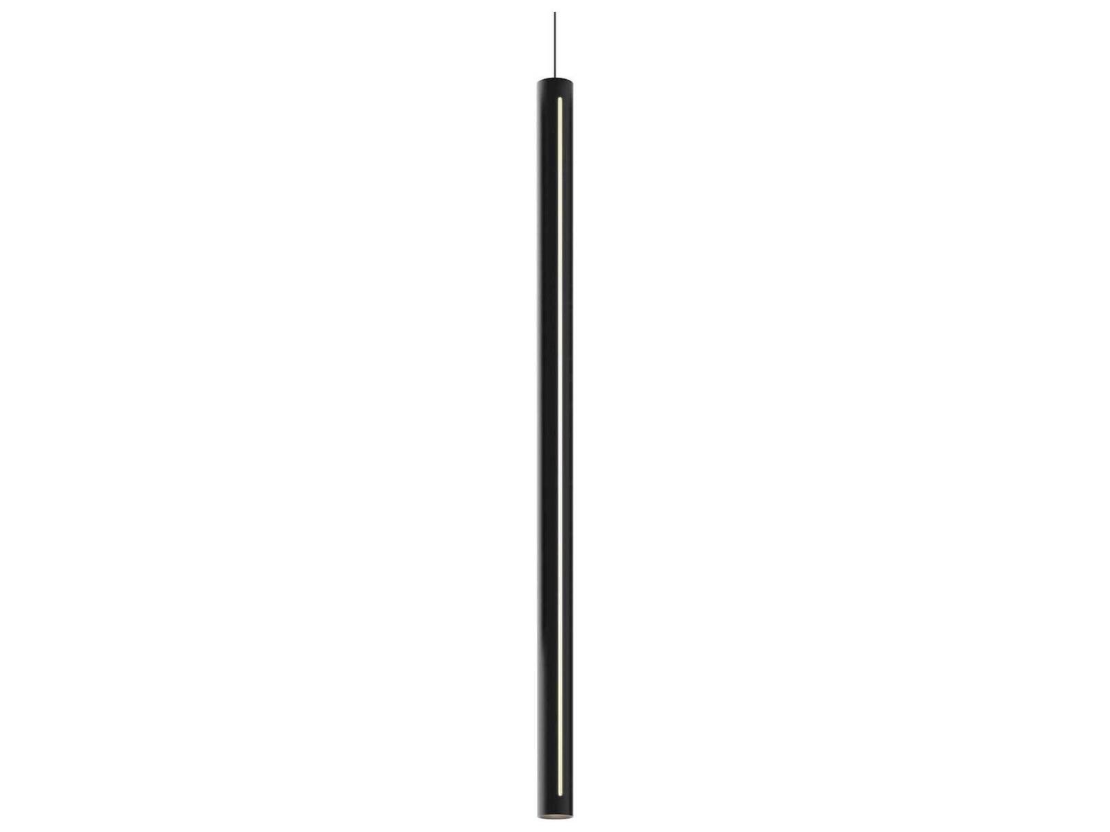 DALS Lighting PDLED 1-Light Black Cylinder Mini Pendant | PDLED120-48 ...