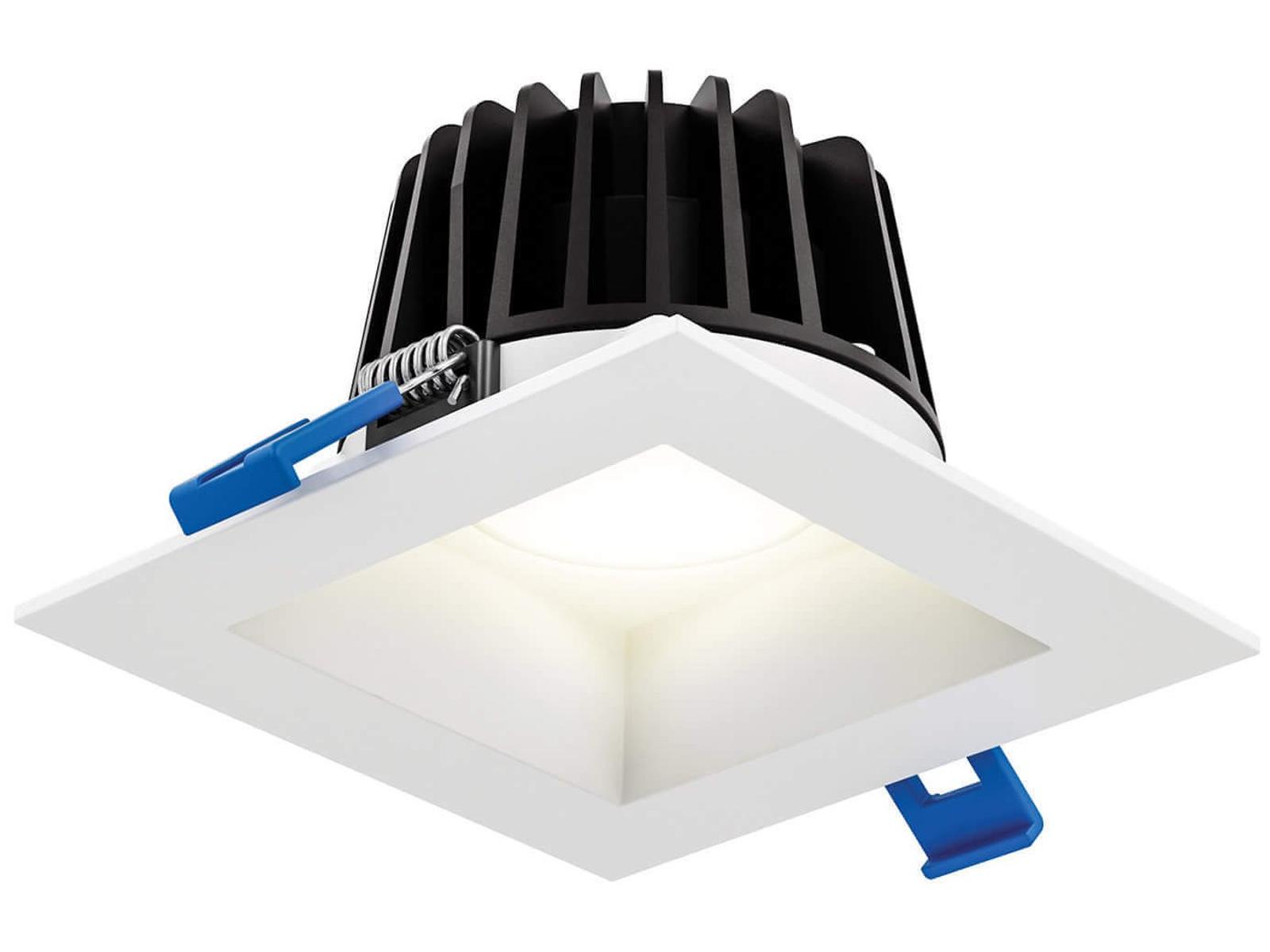 DALS Lighting RGR 1-Light White Recessed Light | RGR6SQ-CC-WH | LuxeDecor