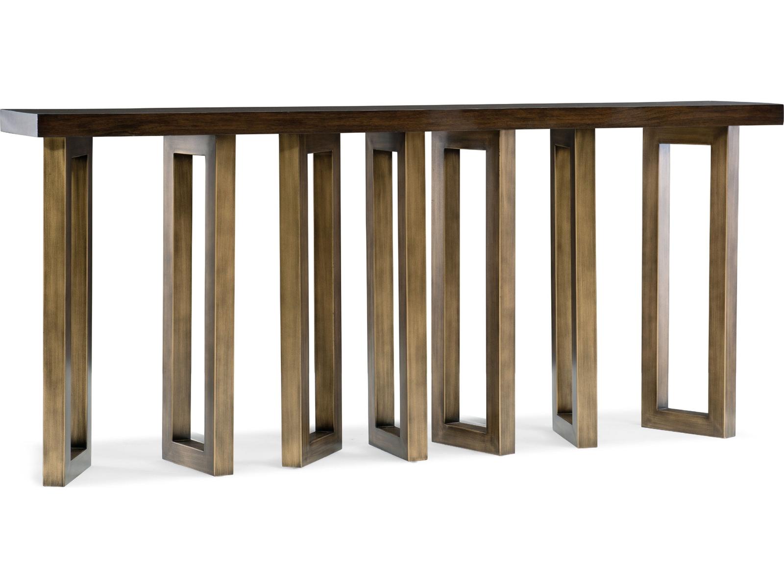 Hooker Furniture Melange Connelly Hall Rectangular Dark Wood Console ...