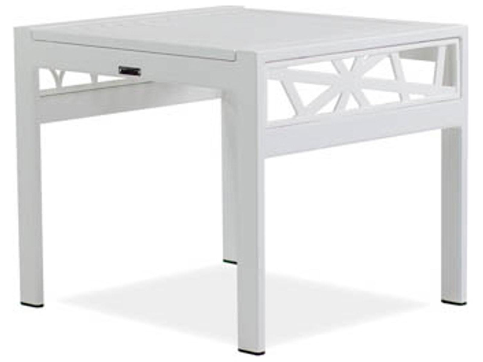 Koverton Parkview Knest Cast Aluminum Rectangular Outdoor Side Table ...