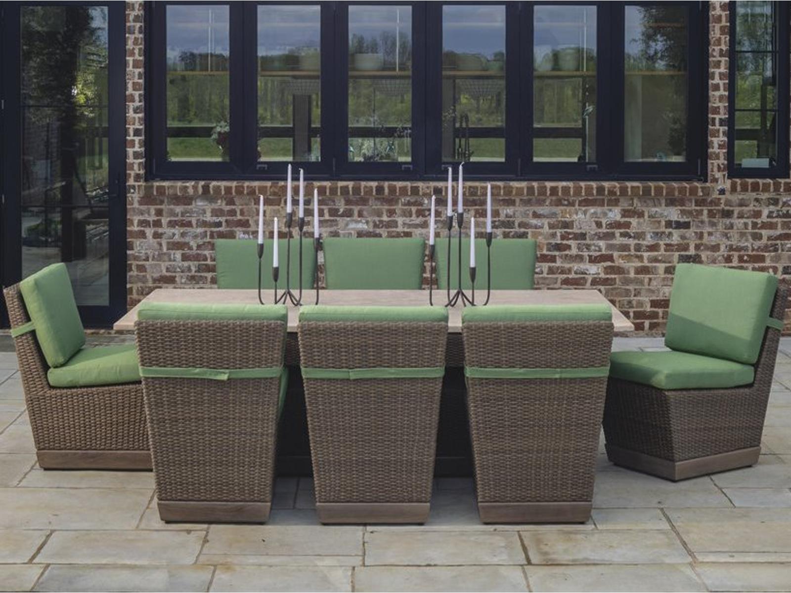 Lloyd Flanders Charisma Aluminum Wicker Lounge Set | CHARISMADINSET ...