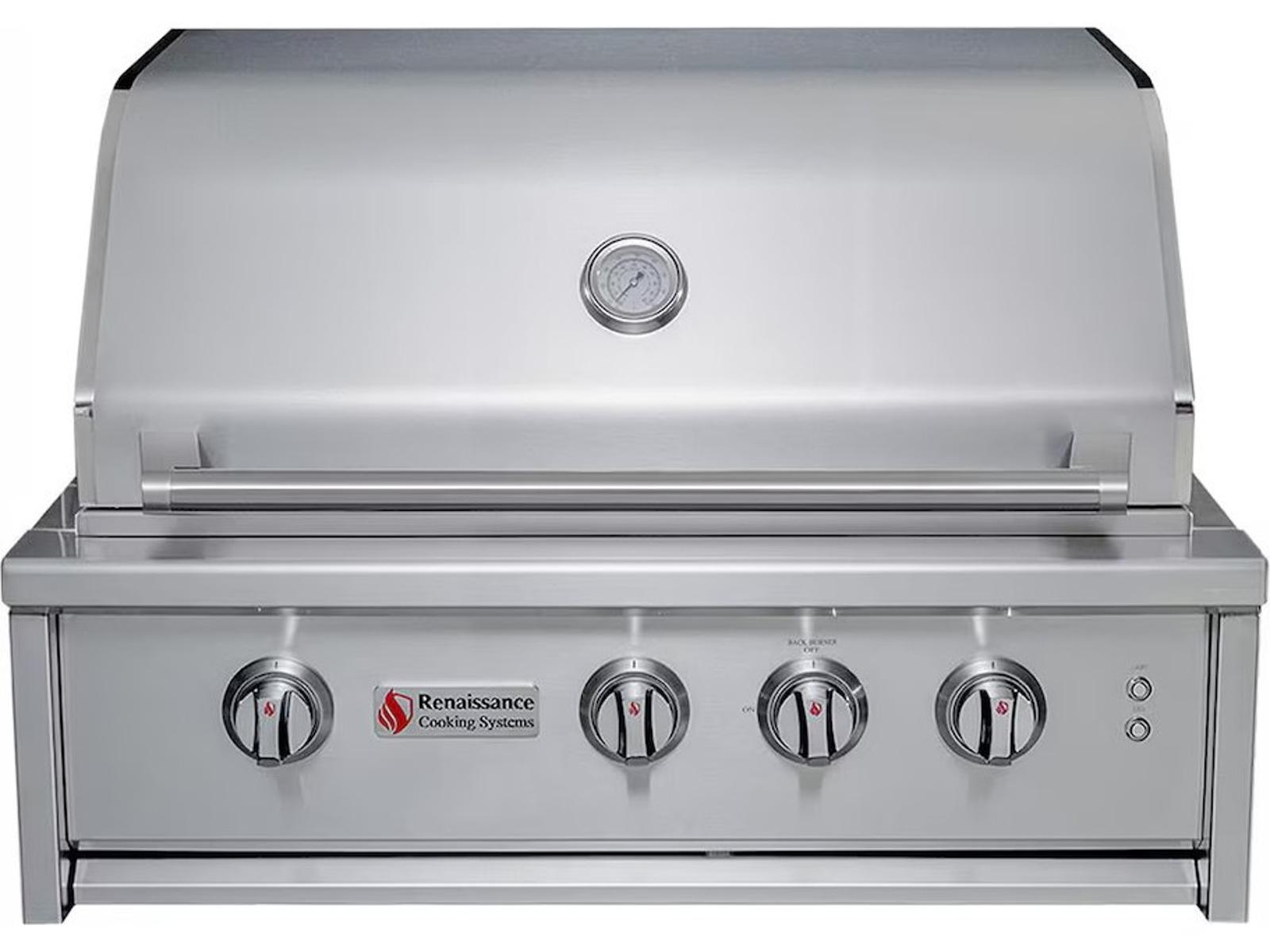 RCS Grills Cutlass Elite Stainless Steel 3 Burner Gas Built-In Grill ...