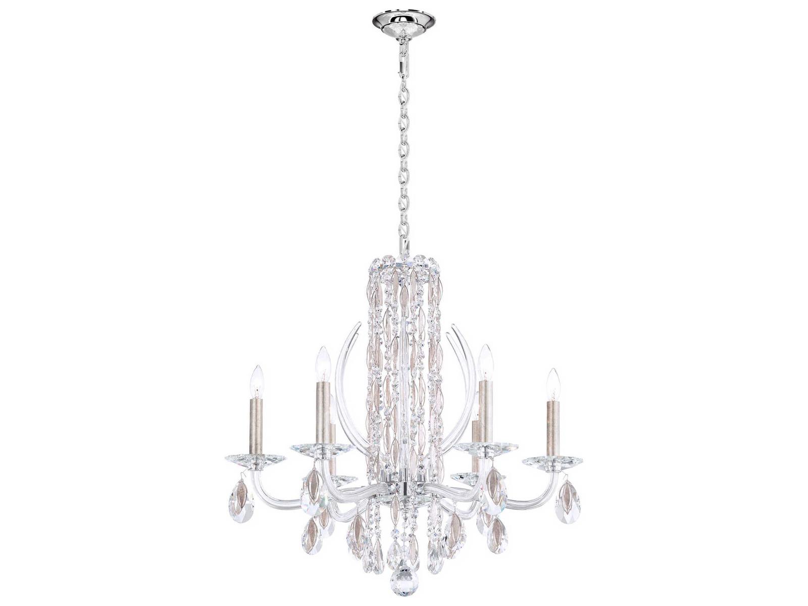 Schonbek Sarella 6-Light Crystal Candelabra Chandelier — Traditional ...