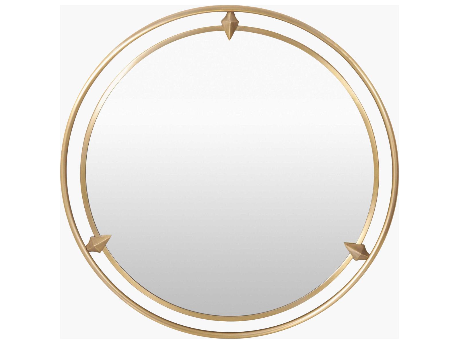 Surya Nemi Round Wall Mirror | NEMI001-36361 | LuxeDecor