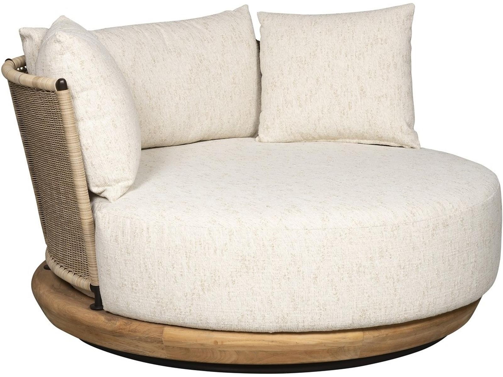 Vanguard Furniture Cirrus Wicker Outdoor Swivel Chaise | PatioLiving
