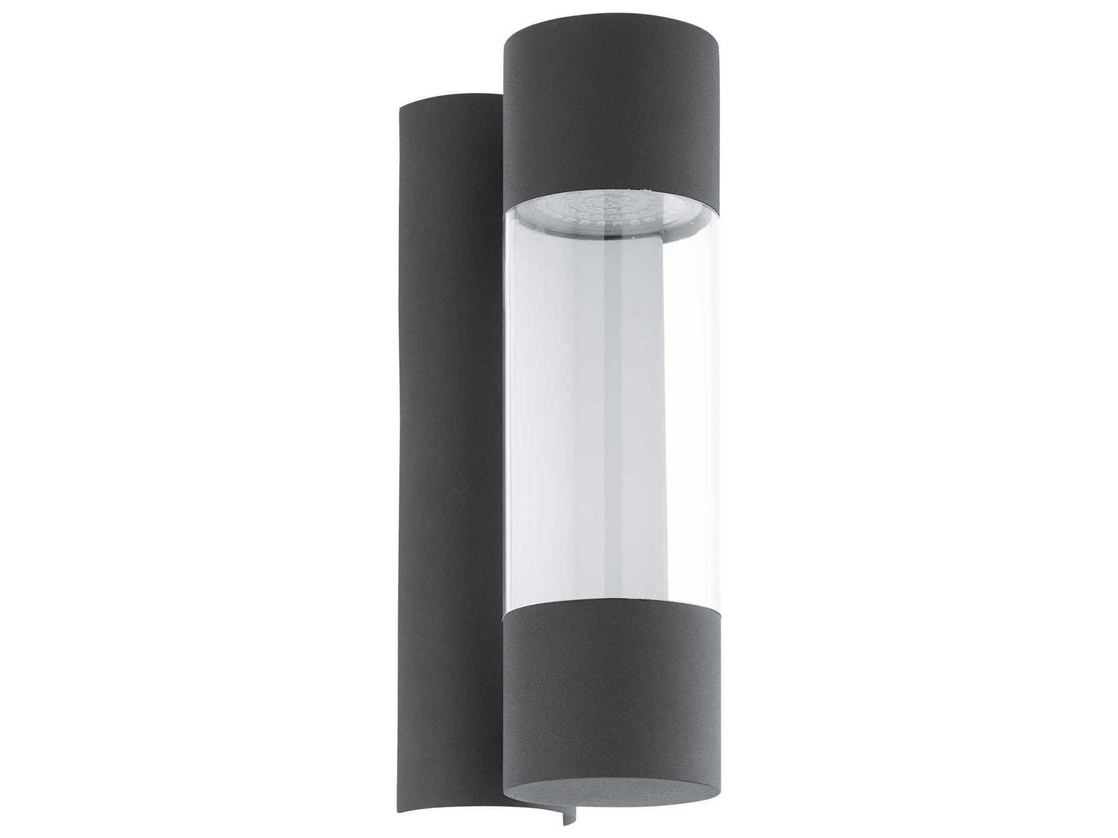 Eglo Robledo 1-Light LED Outdoor Wall Light in Anthracite | PatioLiving