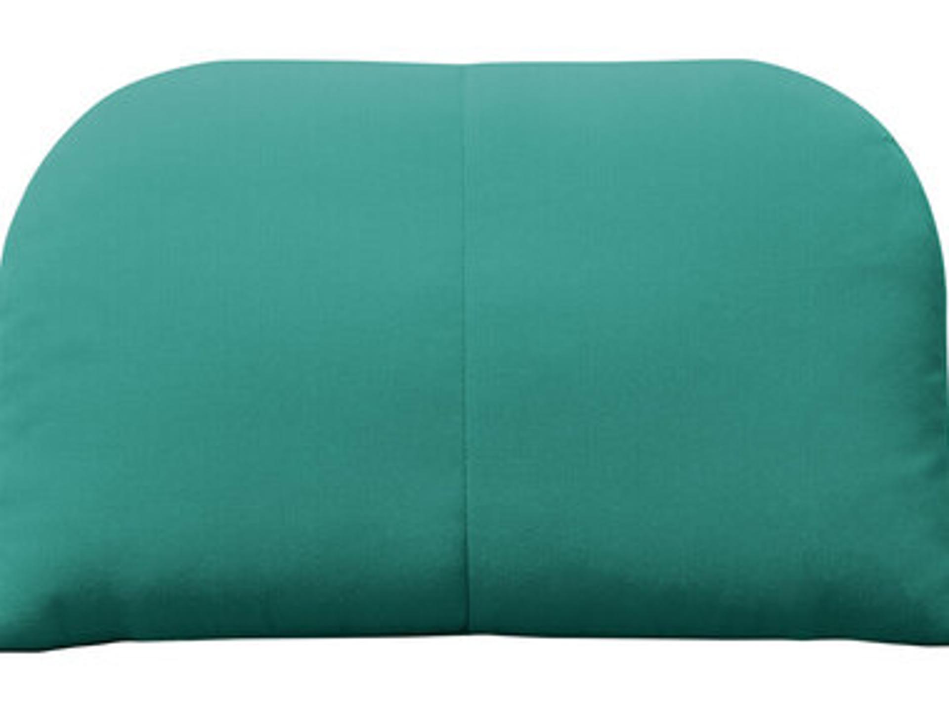 Bend Goods Outdoor Arc Throw Pillow — Teal Sunbrella Fabric Modern ...