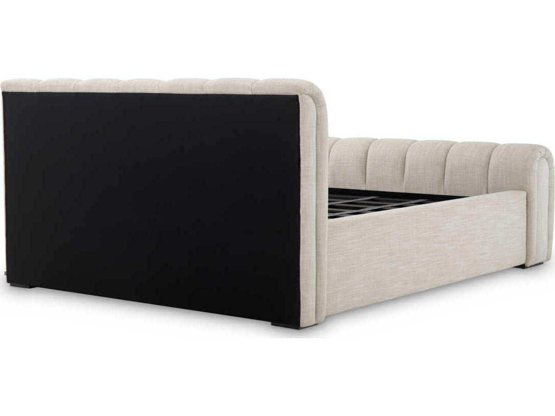 Eichholtz Kayden King Size Albury Beige Bed Frame | 118628 | LuxeDecor