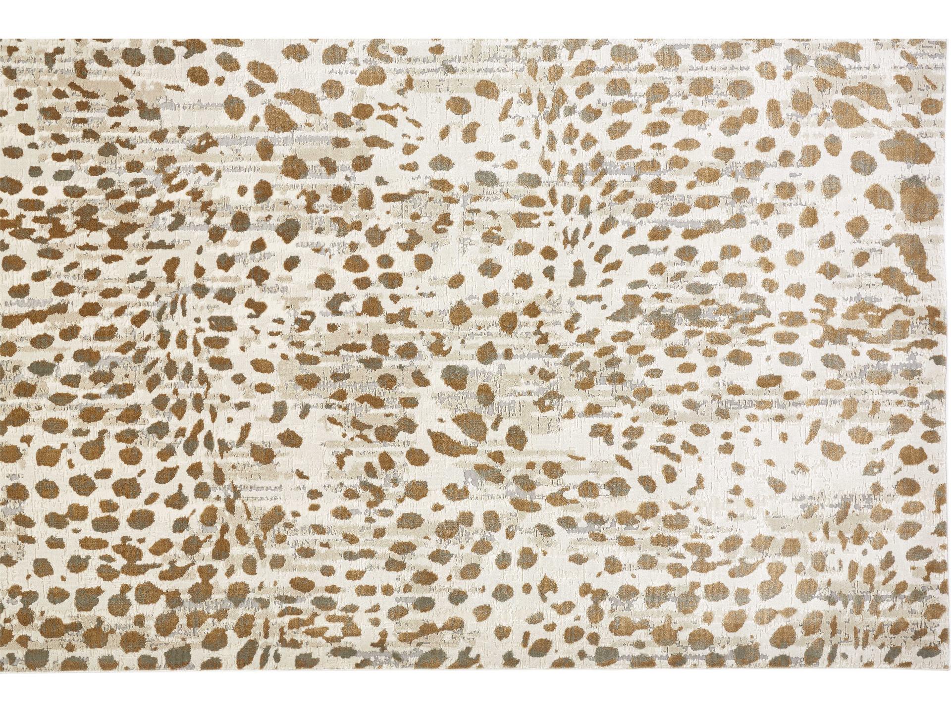 Feizy Rugs Waldor Modern Animal Print Runner Rug — Brown Ivory Tan High ...