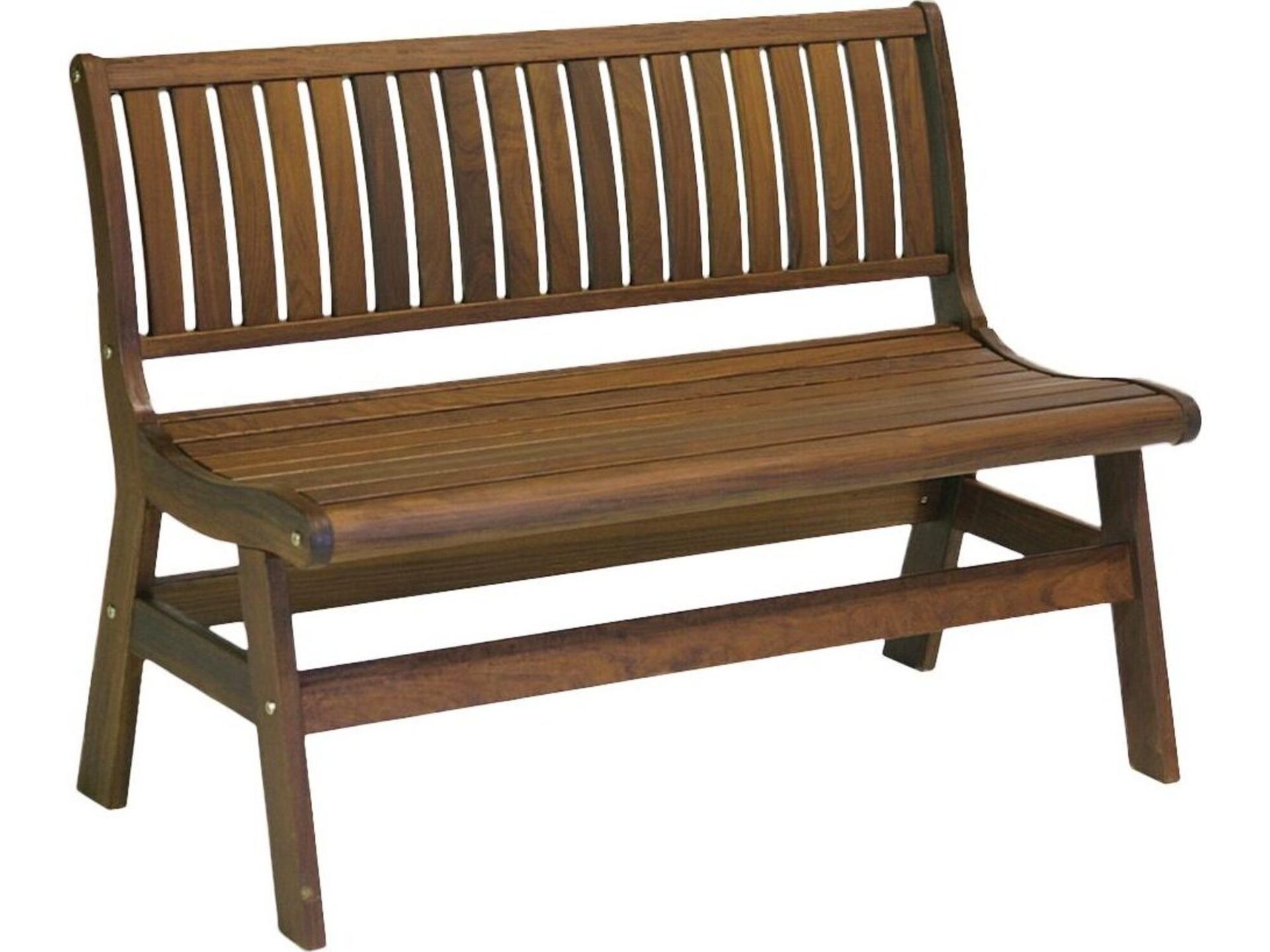 Jensen Outdoor Heritage 43-Inch Ipe Wood Amber Bench — Outdoor Seating ...