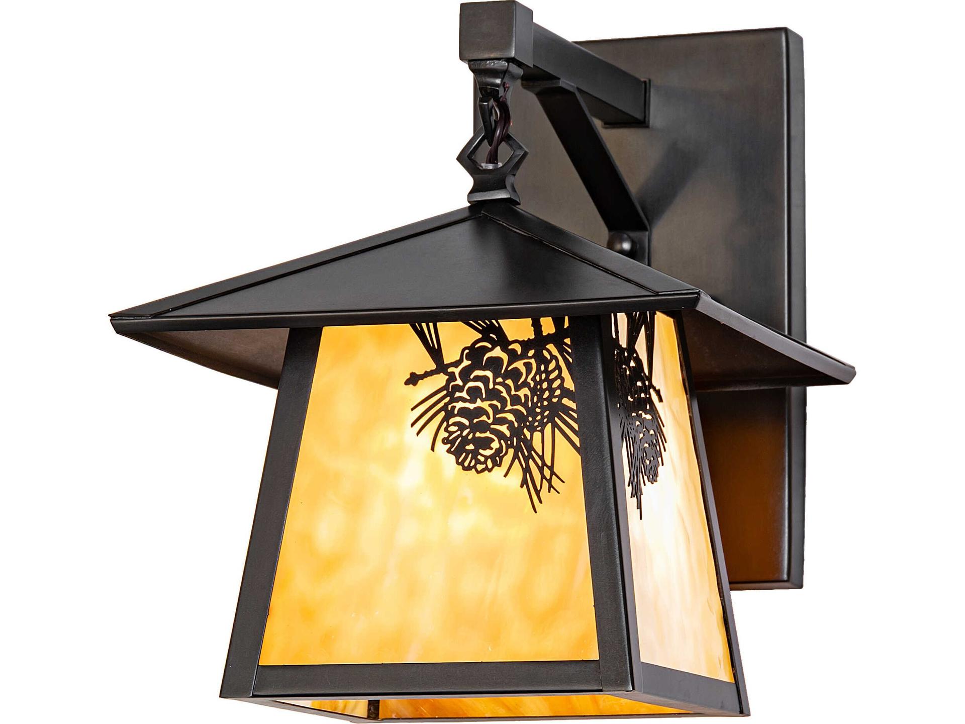 Meyda Stillwater 1-Light Outdoor Wall Light | 94320 | PatioLiving