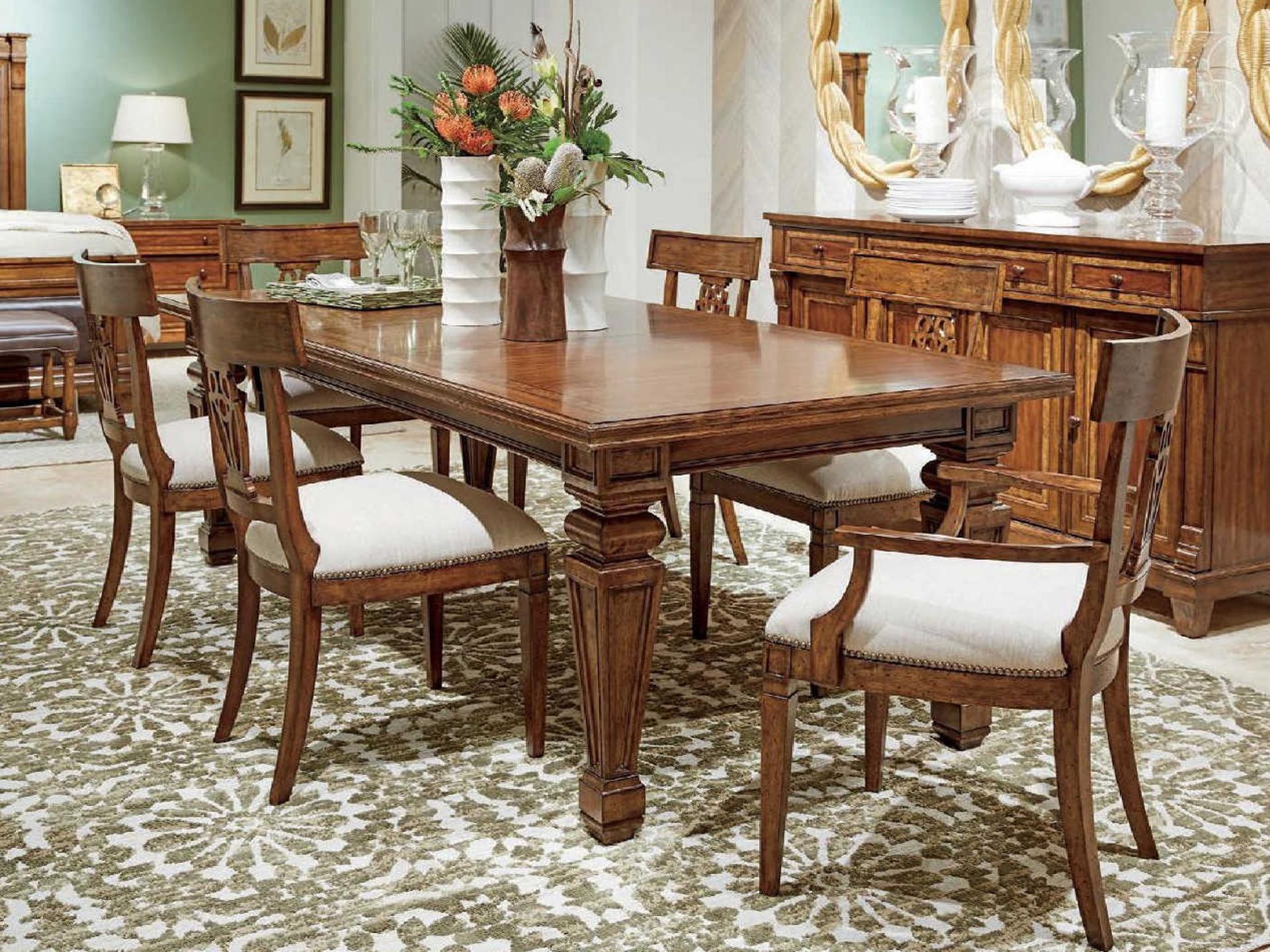 Stanley Furniture Old Town Rectangular Extendable Dining Table ...