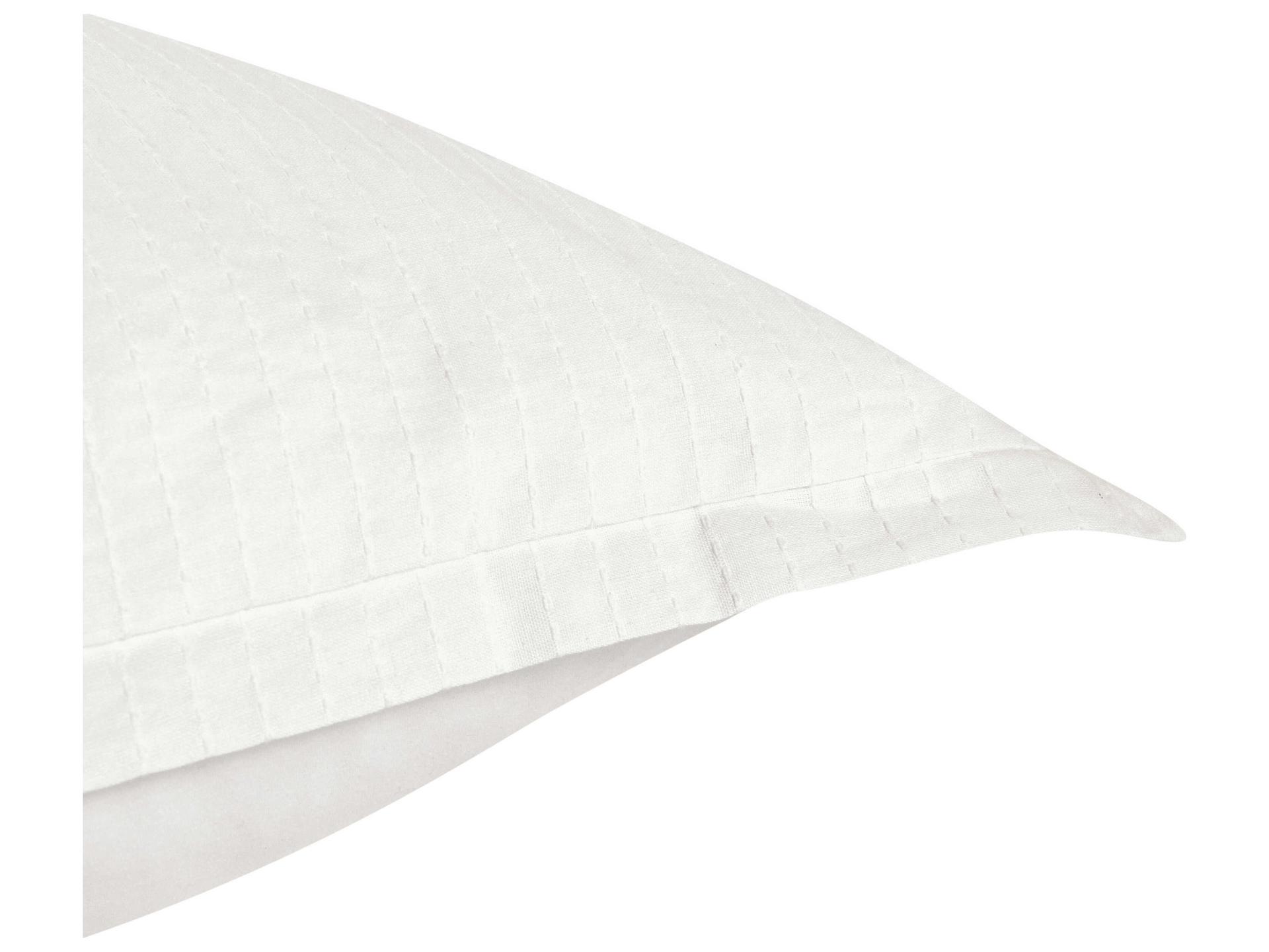 Villa by Classic Home Karina White King Sham – Cotton Woven Stitch ...