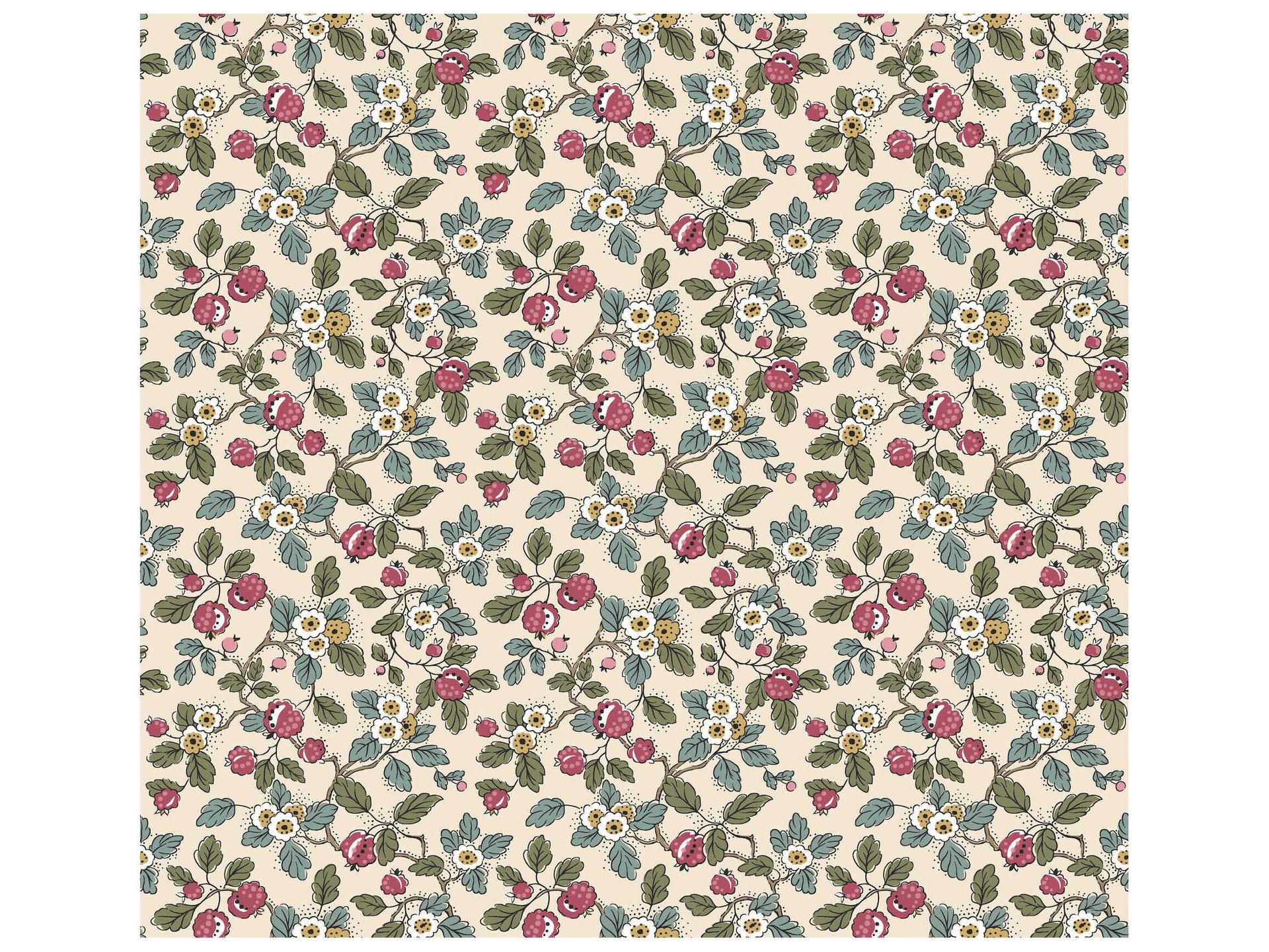 York Wallcoverings Antonina Vella Merlot Berry Vines Wallpaper | VP1411 ...
