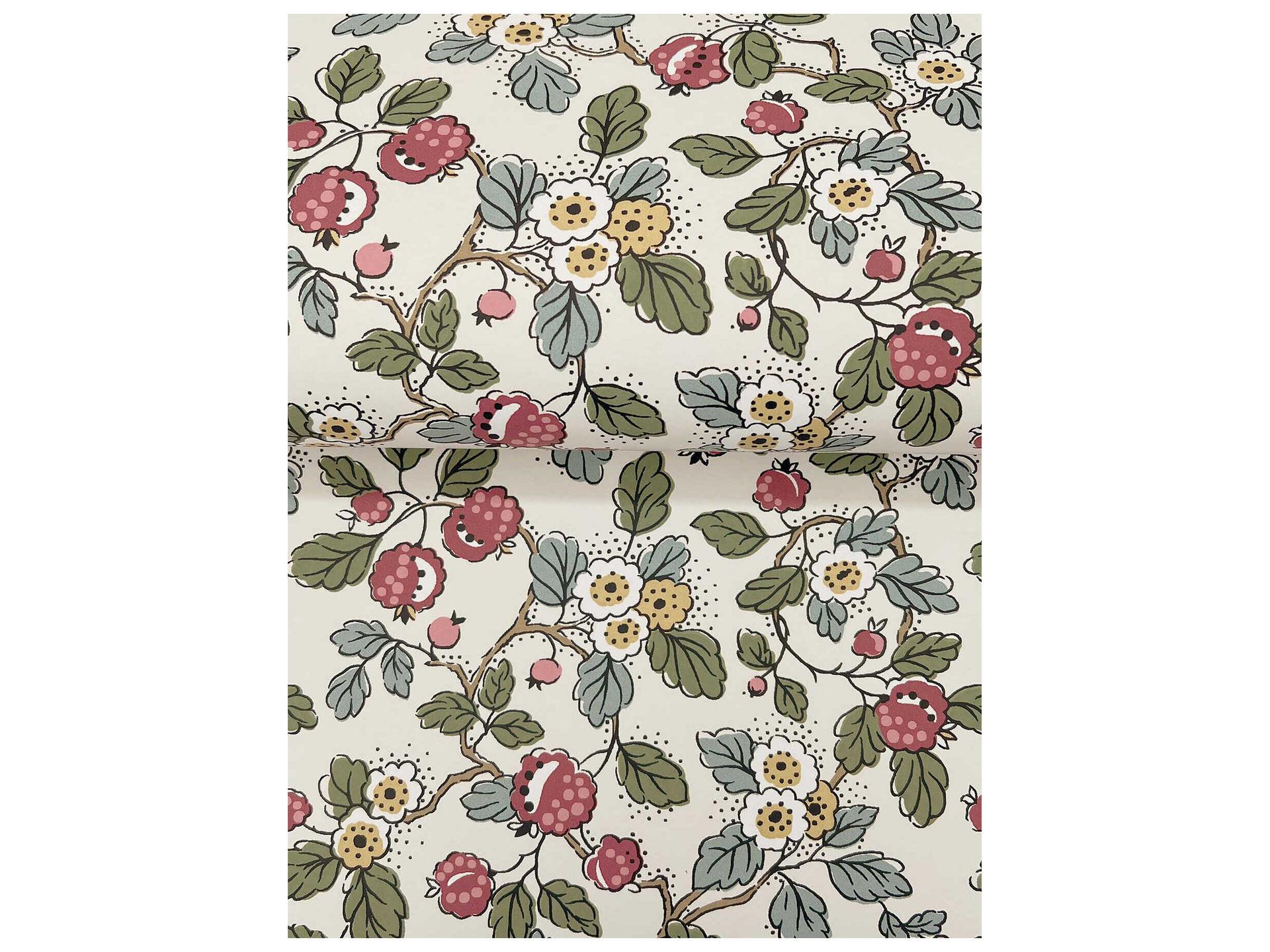 York Wallcoverings Antonina Vella Merlot Berry Vines Wallpaper | VP1411 ...