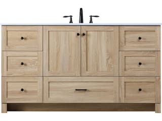 Elegant Lighting Soma 60 Mango Wood Vanity | VF2860MW | PatioLiving
